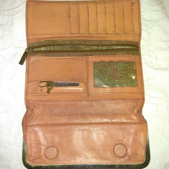 HOBO | Bags | Hobo Rachel Trifold Wallet Orange Vintage Leather | Poshmark